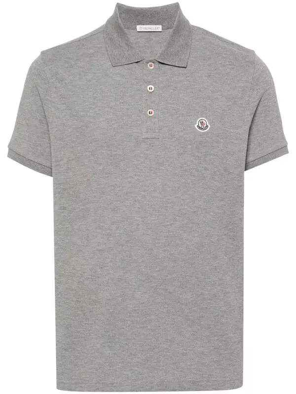 Moncler Logo-patch Polo Shirt