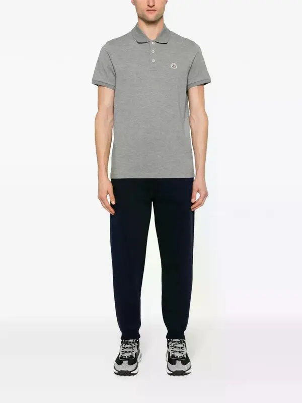 Moncler Logo-patch Polo Shirt