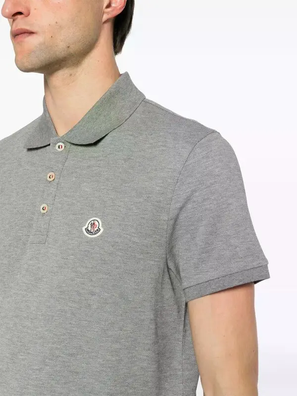 Moncler Logo-patch Polo Shirt