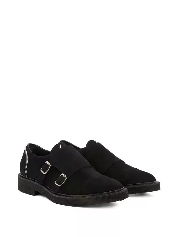 GIUSEPPE ZANOTTI Johnny Zip-trimmed Loafers