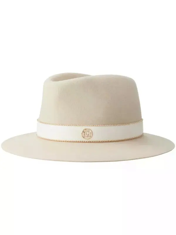 MAISON MICHEL Andre Fedora Hat - Neutrals