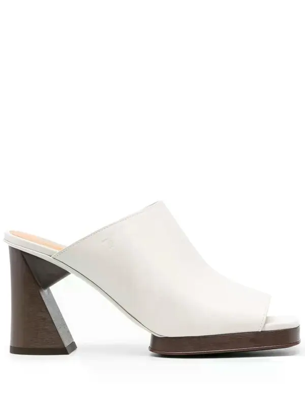 TOD'S Sculpted-heel Open Toe Sandals