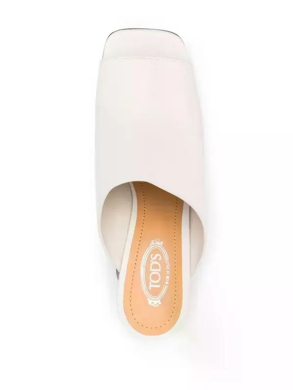 TOD'S Sculpted-heel Open Toe Sandals