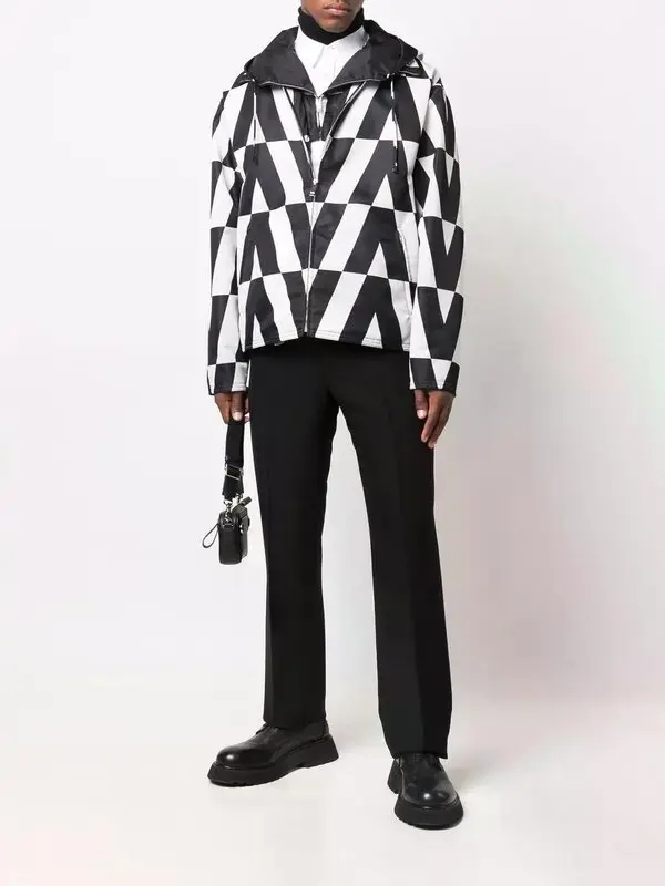 Valentino Garavani Logo-print Hooded Jacket