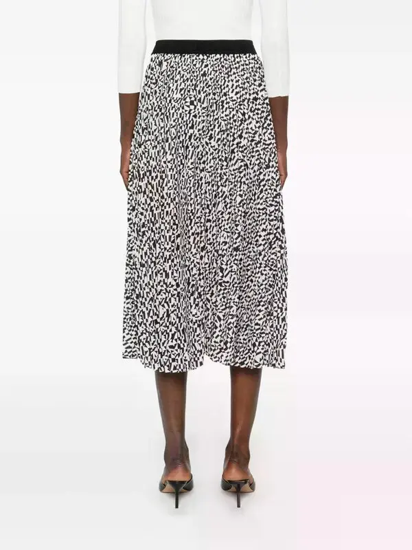 Karl Lagerfeld Printed Midi Skirt
