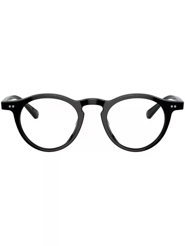 Oliver Spencer Round-frame Glasses - Black