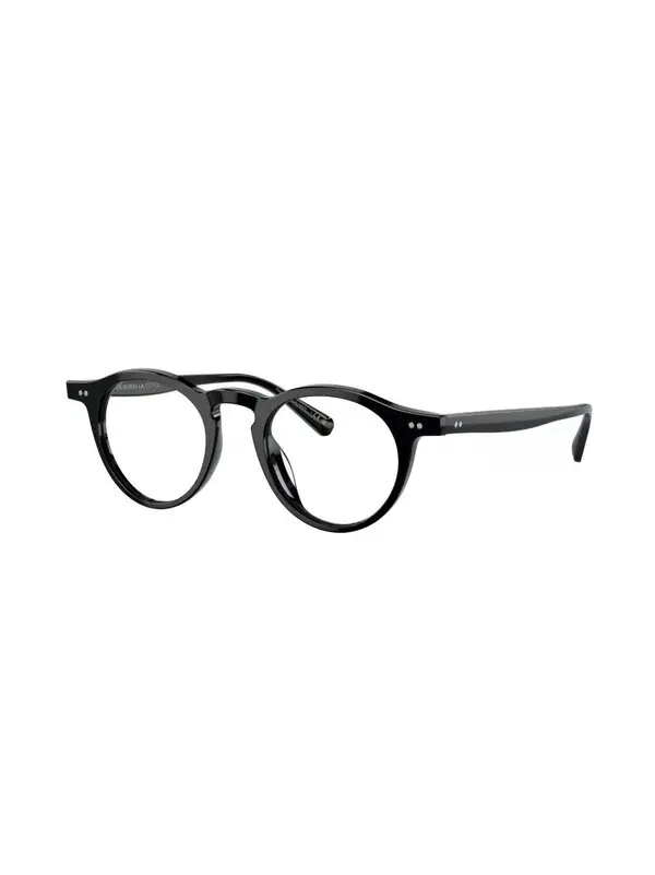 Oliver Spencer Round-frame Glasses - Black