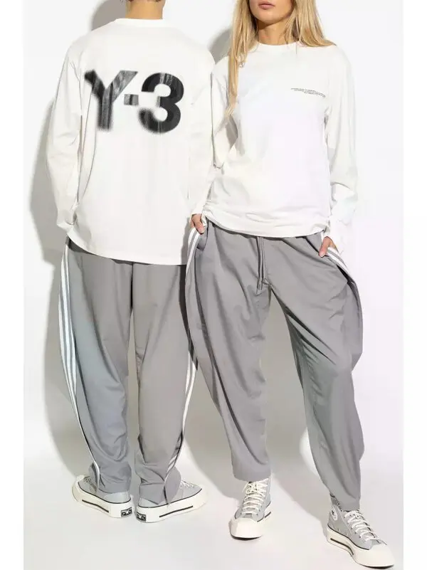 Y3 Side Stripe Loose-fit Trousers