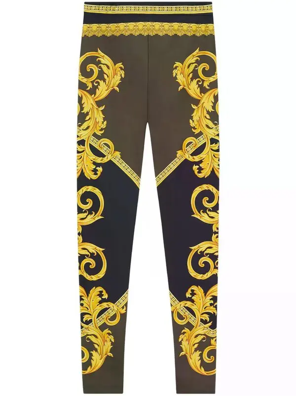 Versace La Coupe Des Dieux Leggings - Black