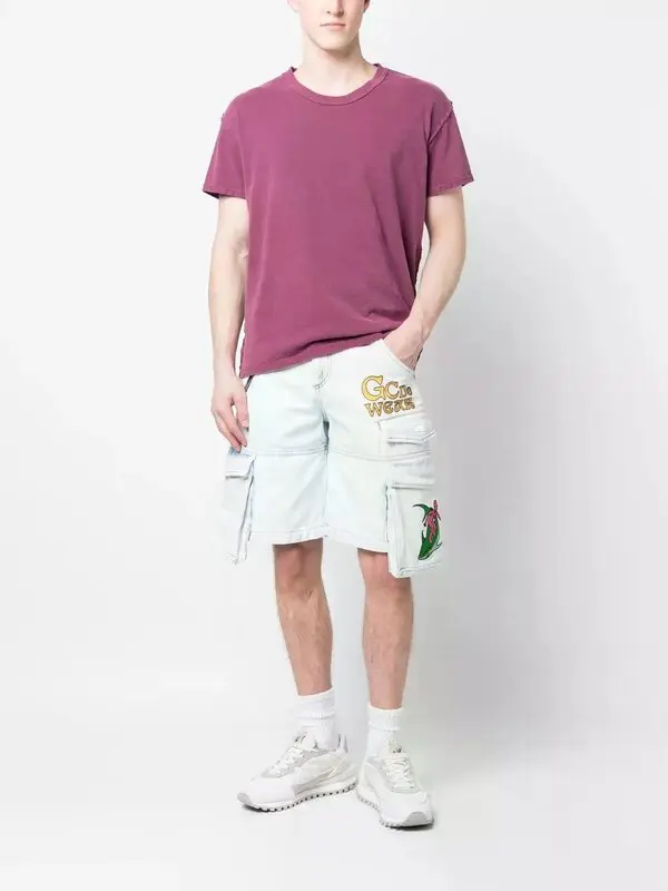 Gcds Cargo Denim Shorts