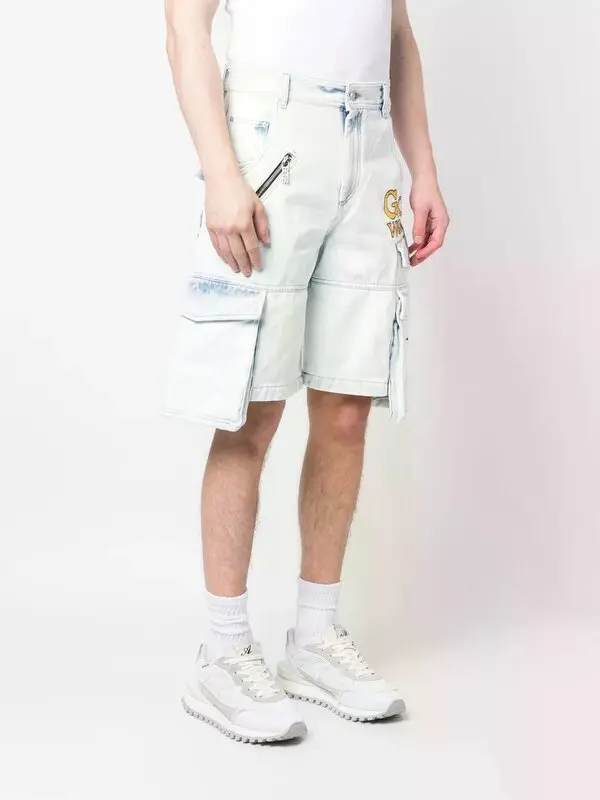 Gcds Cargo Denim Shorts