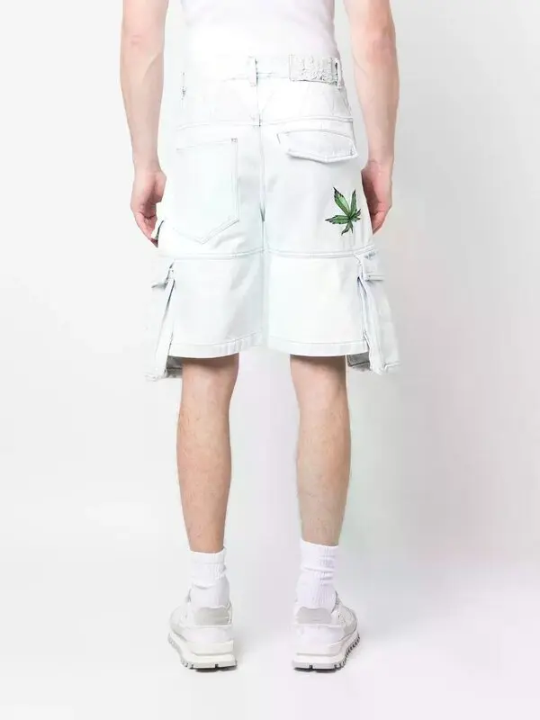 Gcds Cargo Denim Shorts