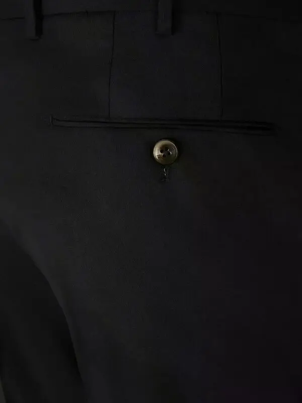 PT TORINO Wool Trousers - Black