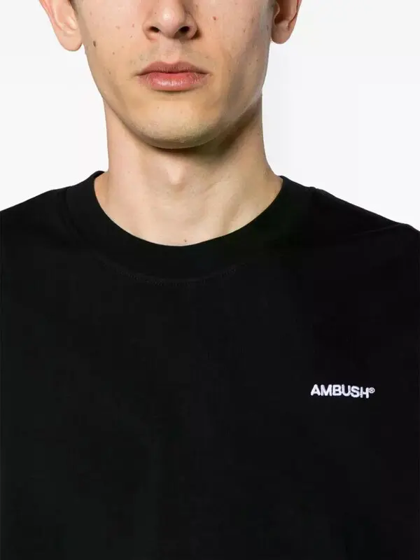 AMBUSH Logo-embroidered T-shirt