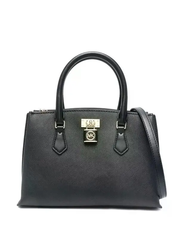 Michael Kors Padlock-detail Leather Tote Bag