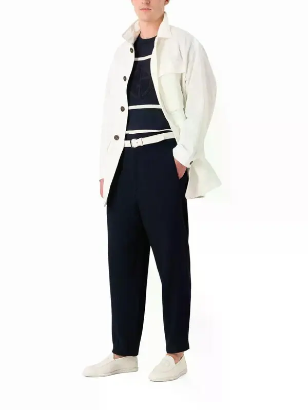Giorgio Armani Corduroy Tapered-leg Trousers
