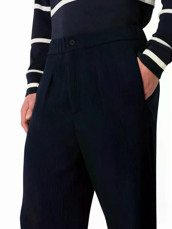 Giorgio Armani Corduroy Tapered-leg Trousers
