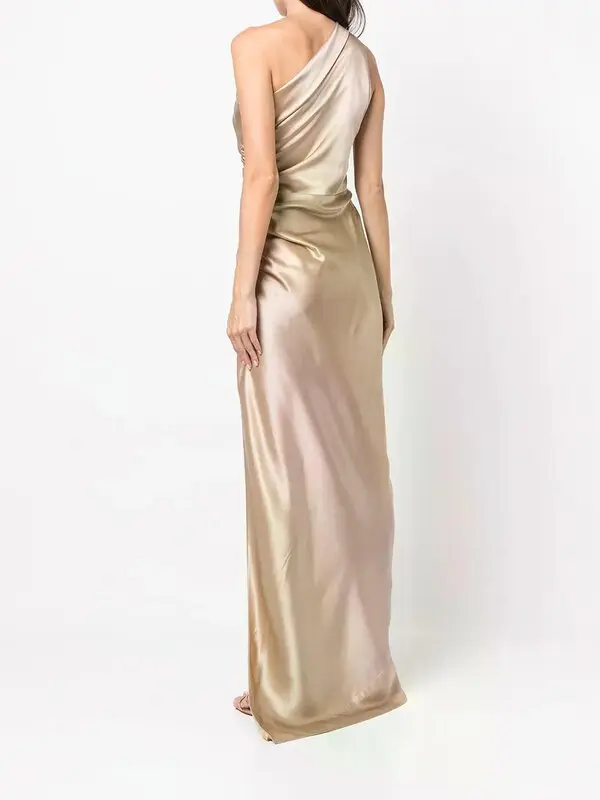 Michelle Mason Asymmetric Silk Gown
