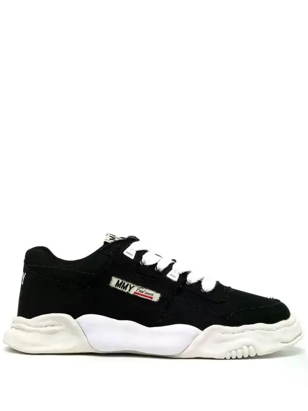 Mihara Yasuhiro Original Sole Lace-up Sneakers - Black