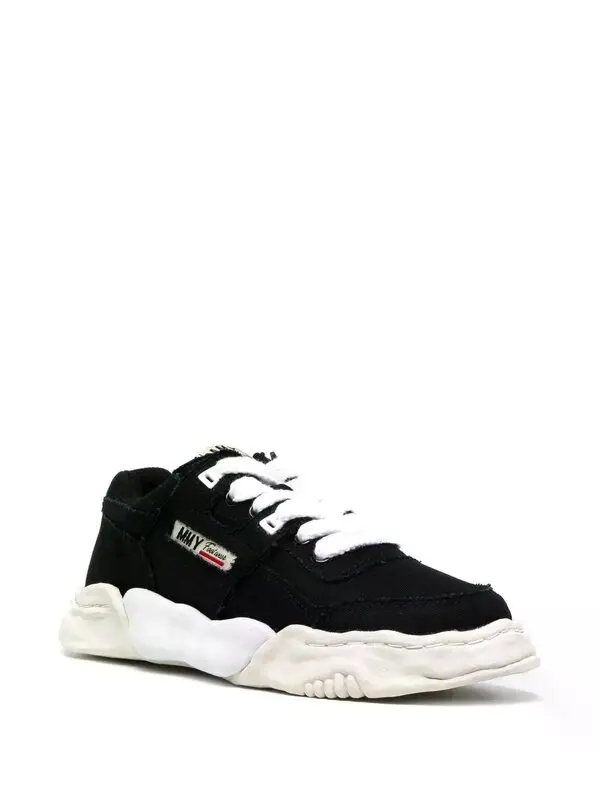Mihara Yasuhiro Original Sole Lace-up Sneakers - Black