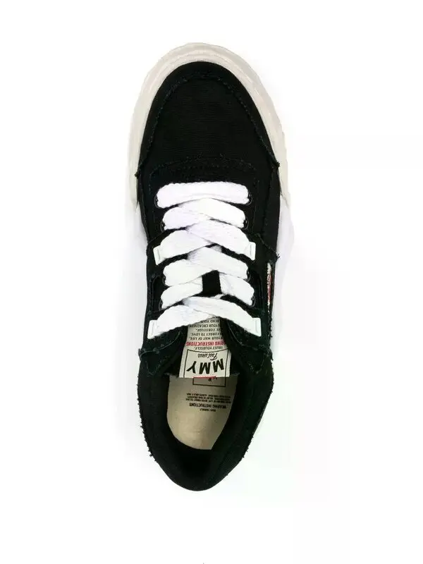 Mihara Yasuhiro Original Sole Lace-up Sneakers - Black