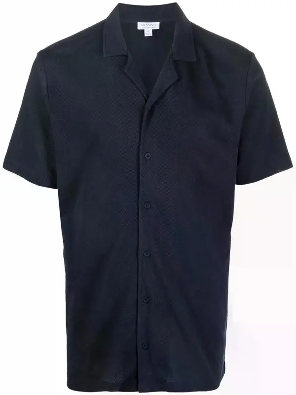 Sunspel Button-up Polo Shirt
