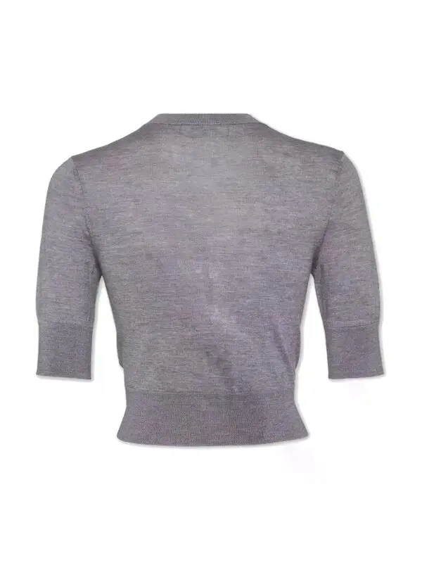 Dsquared2 Cropped Knitted Top