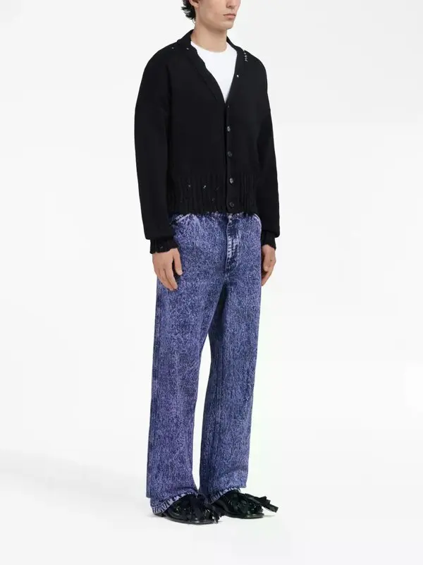 Marni Stonewashed Mid-rise Straight-leg Jeans