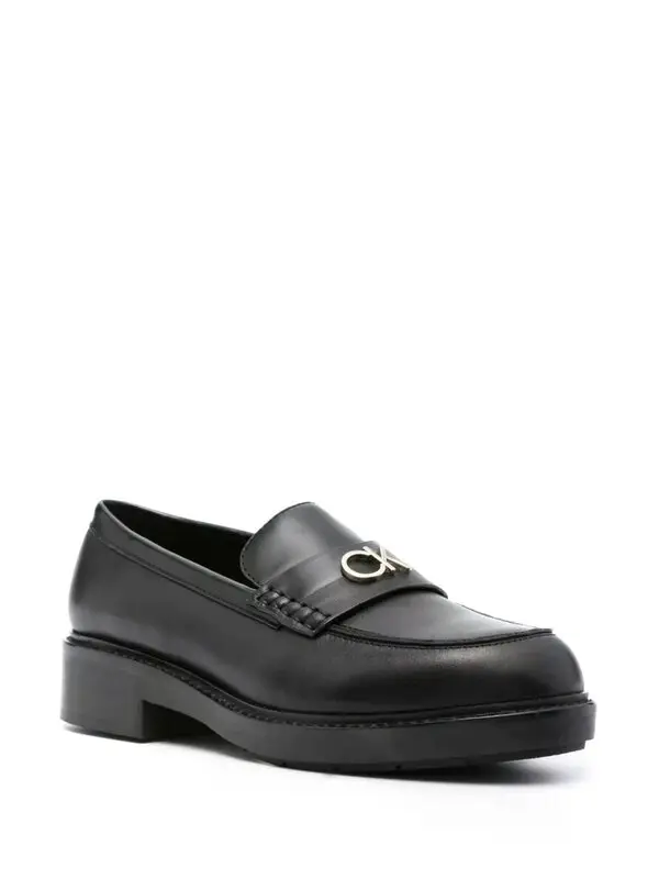 Calvin Klein Sole 35mm Leather Loafers