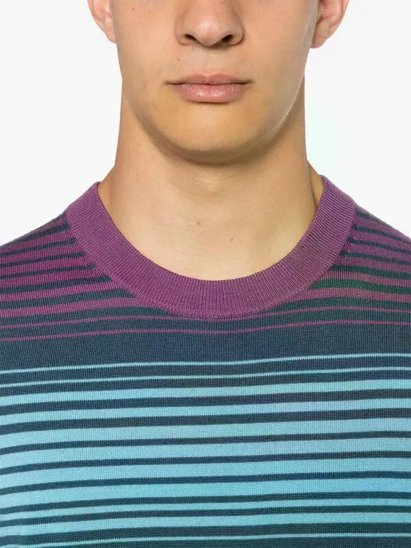 Paul Smith Striped Merino Wool Jumper
