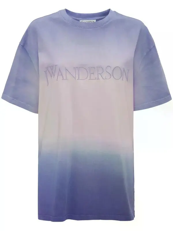 JW Anderson Gradient-effect Organic Cotton T-shirt