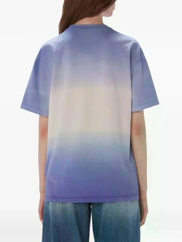 JW Anderson Gradient-effect Organic Cotton T-shirt