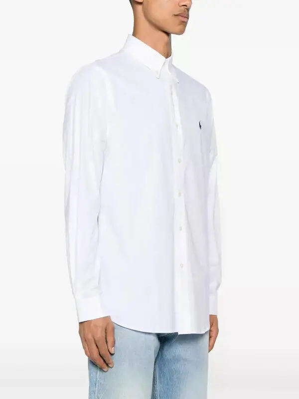 Polo Ralph Lauren Polo Pony-embroidered Poplin Shirt - White
