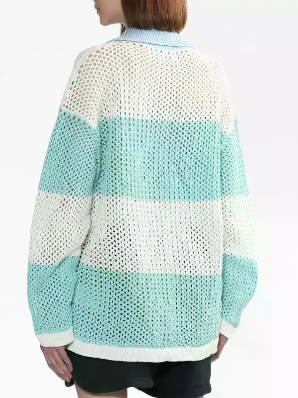 HALFBOY Three-tone Cotton Polo Collar