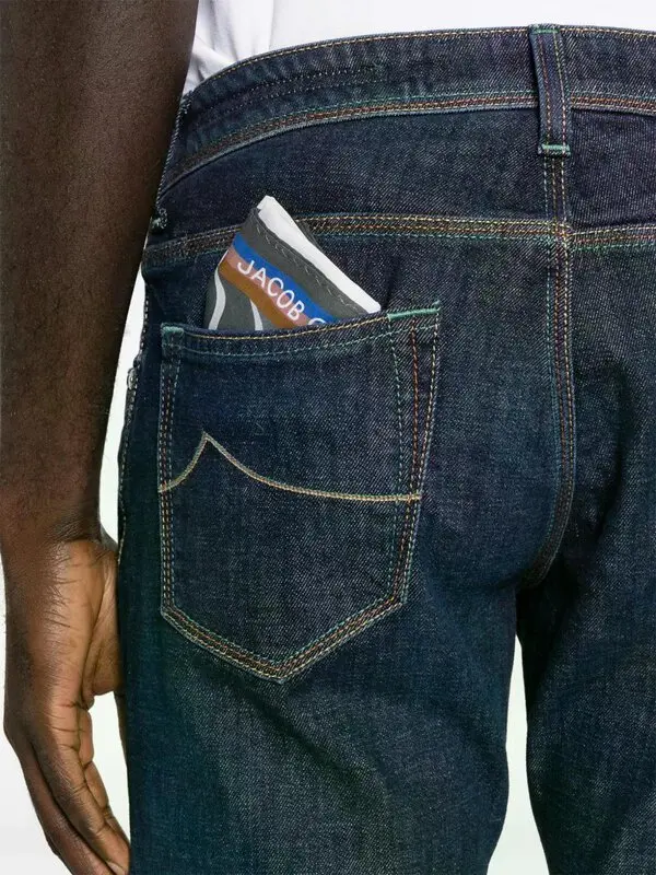 Jacob Cohen Nick Mid-rise Slim-fit Jeans - Blue