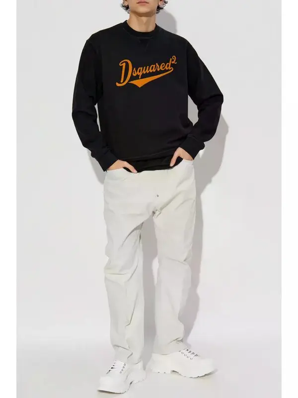 Dsquared2 Flocked-logo Sweatshirt