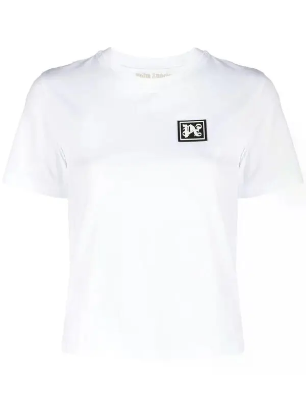 Palm Angels Ski Club Cotton T-shirt - White
