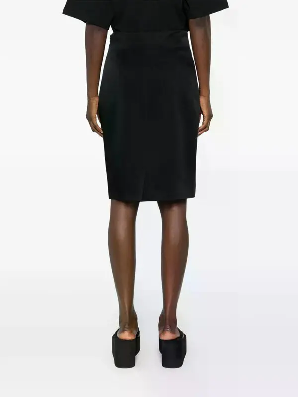 Moschino Heart Cut-out Mini Skirt - Black