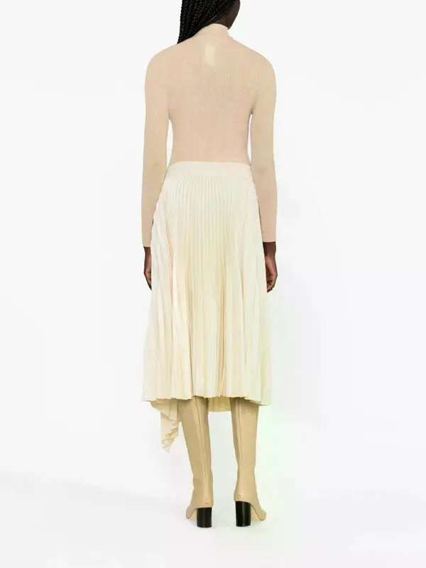 Fabiana Filippi Ribbed-knit Virgin Wool-blend Jumper