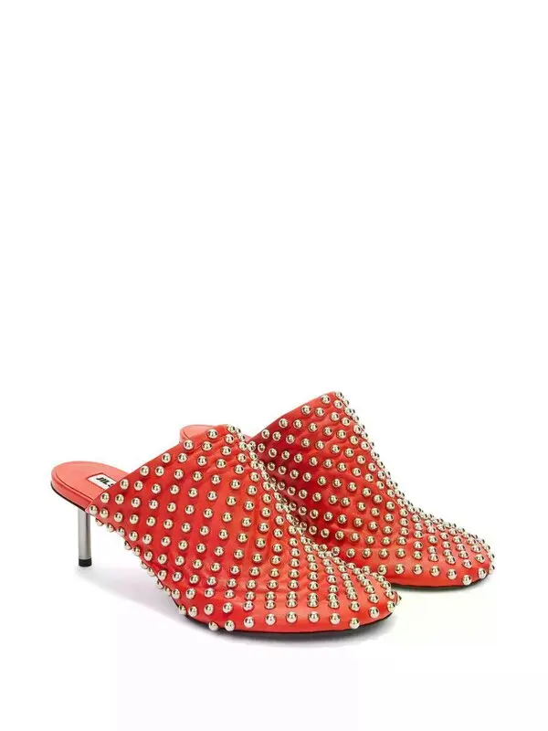 JIL SANDER Studded Leather Mules