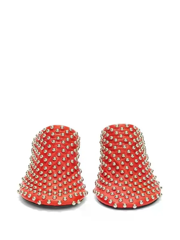 JIL SANDER Studded Leather Mules