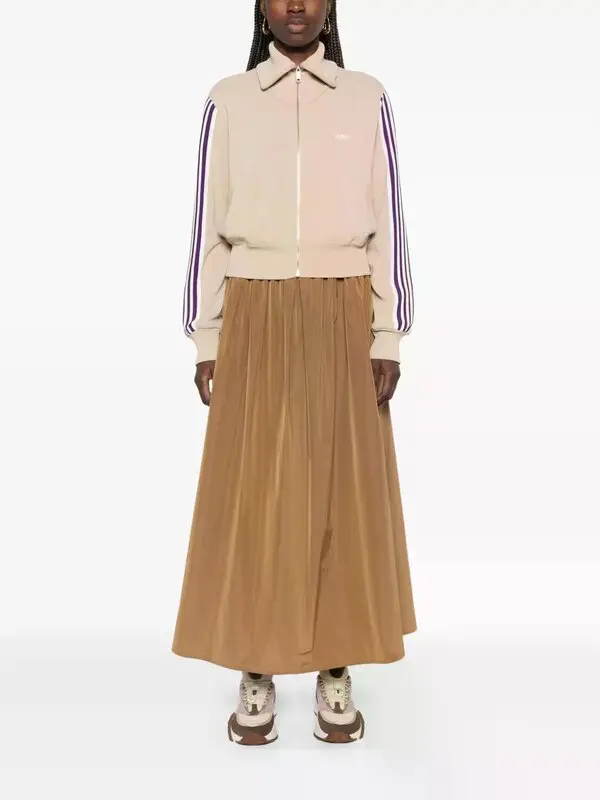 AUTRY Knitted Zip-up Sweatshirt - Neutrals