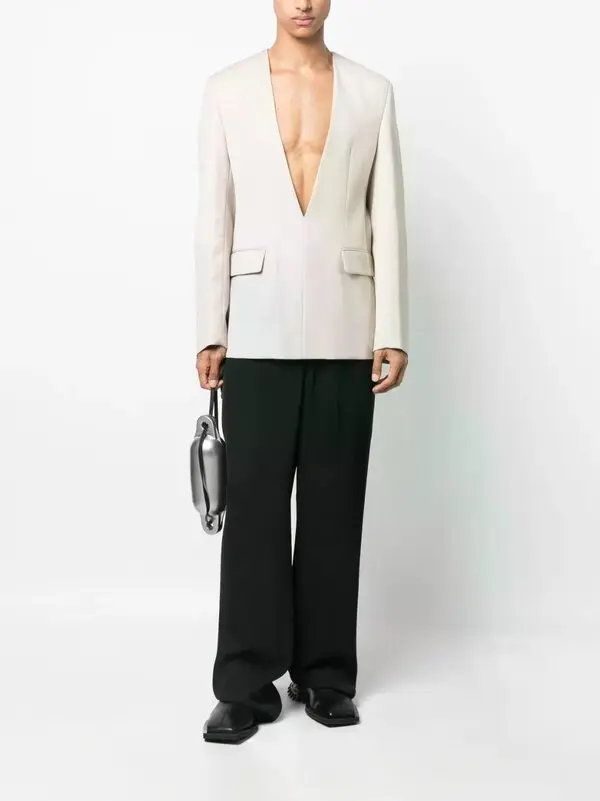 BOTTER Wool Plunging V-neck Blazer