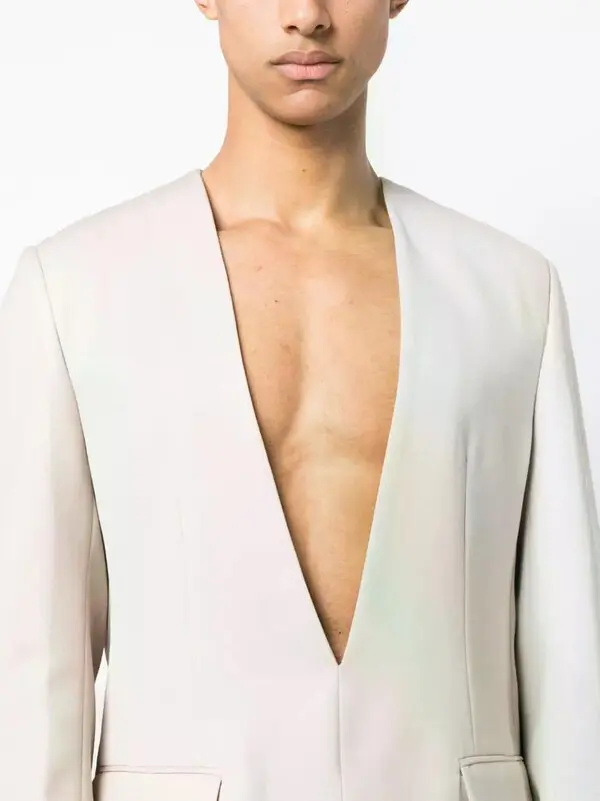 BOTTER Wool Plunging V-neck Blazer