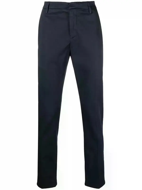 DONDUP Cropped Slim-fit Chinos - Blue