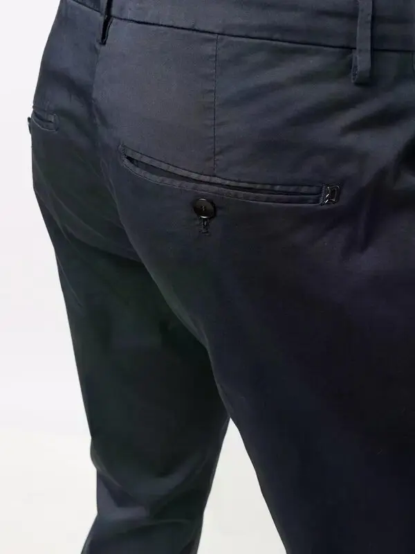 DONDUP Cropped Slim-fit Chinos - Blue