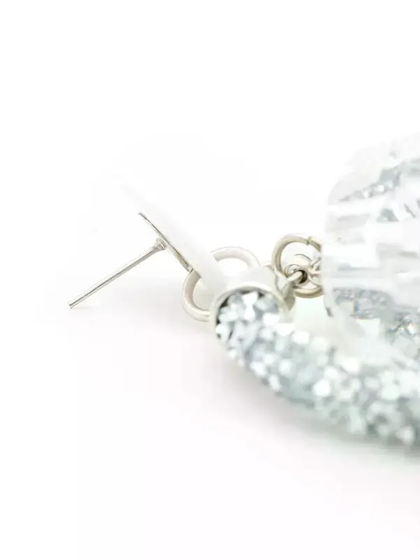 AMIR SLAMA Glittered Drop Earrings
