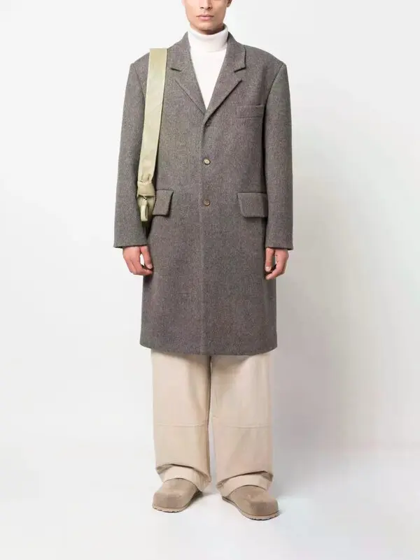 RIER Single-breasted Wool Coat