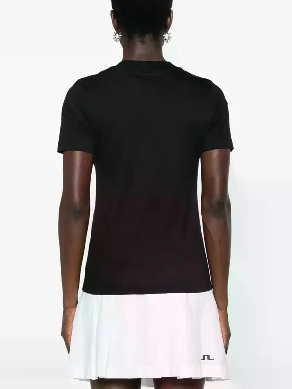 Moncler Rhinestone-logo T-shirt