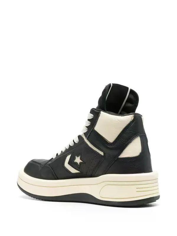 CONVERSE Rick Owens Drkshdw X Drkshdw Turbowpn Leather Sneakers